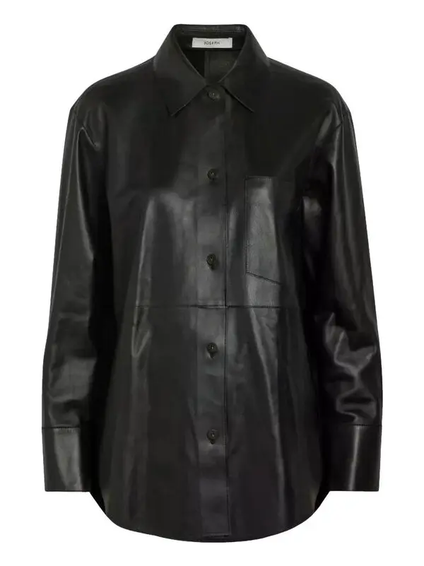 JOSEPH Penna Overshirt - Black
