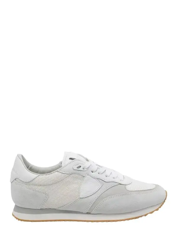 Philippe Model Low-top Suede Sneakers - White