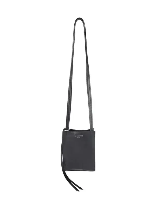 ANN DEMEULEMEESTER Small Olav Leather Tote Bag - Black