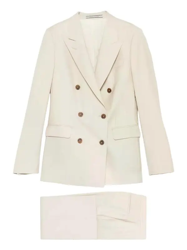 Tagliatore Double-breasted Suit - Neutrals