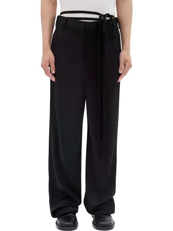 ANN DEMEULEMEESTER Leon Trousers - Black