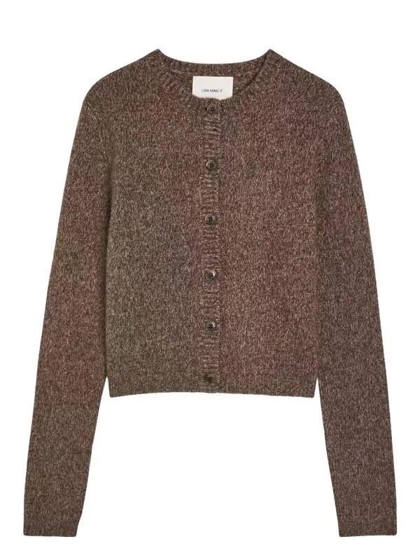 LISA YANG Felicia Buttoned Knitwear - Brown