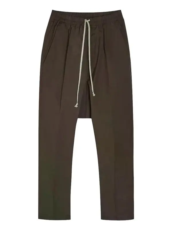 Rick Owens Drawstring Pleated Trousers - Brown