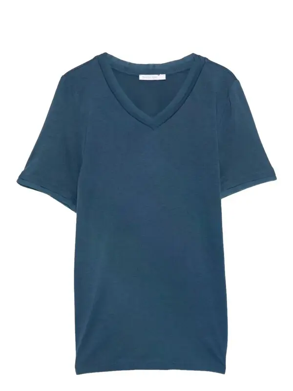 Patrizia Pepe V-neck T-shirt - Blue