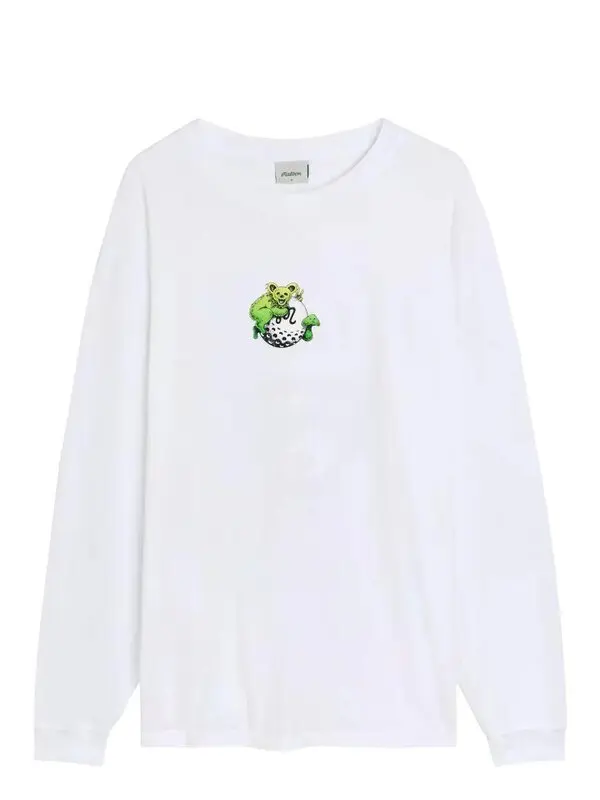 MALBON Graphic Long-sleeve T-shirt - White