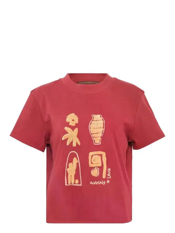 ALEMAIS Laurence T-shirt - Red
