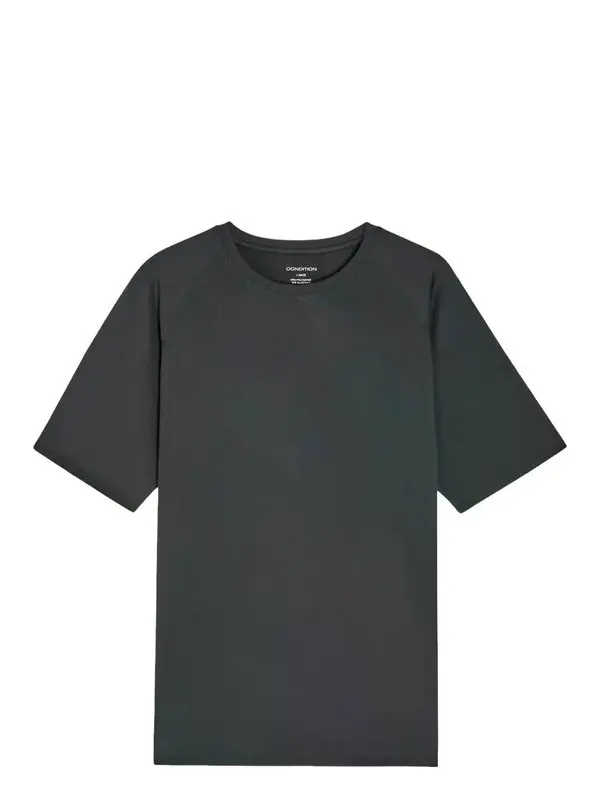 CONDITION WEAR Short Sleeve Crew Neck T-shirt - Grey