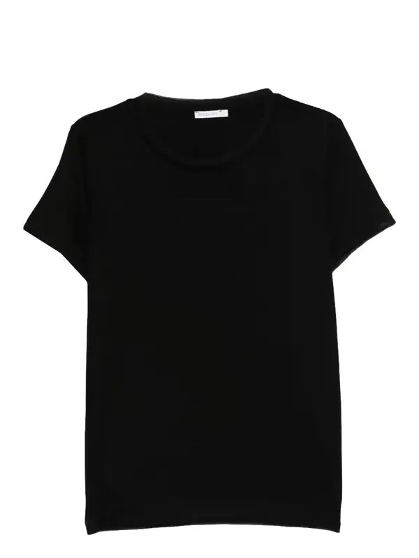 Patrizia Pepe Round-neck T-shirt - Black
