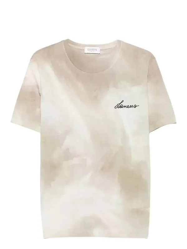 LANEUS Tie-dye T-shirt - Neutrals