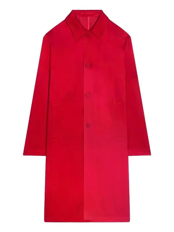 Dries Van Noten Buttoned Coat - Red