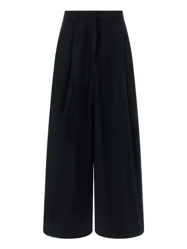 THELATEST Daisy Slit Skirt - Black