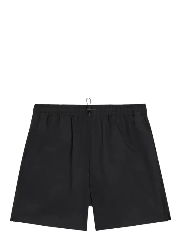 CONDITION WEAR Drawstring Split Shorts - Black