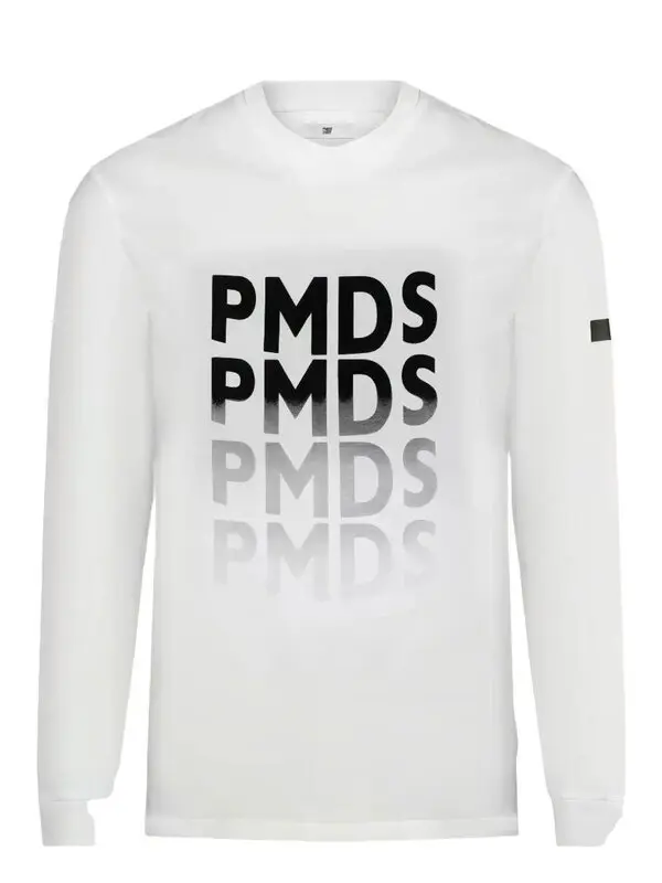 PMDS PREMIUM MOOD DENIM SUPERIOR Graphic Crew Neck T-shirt - White