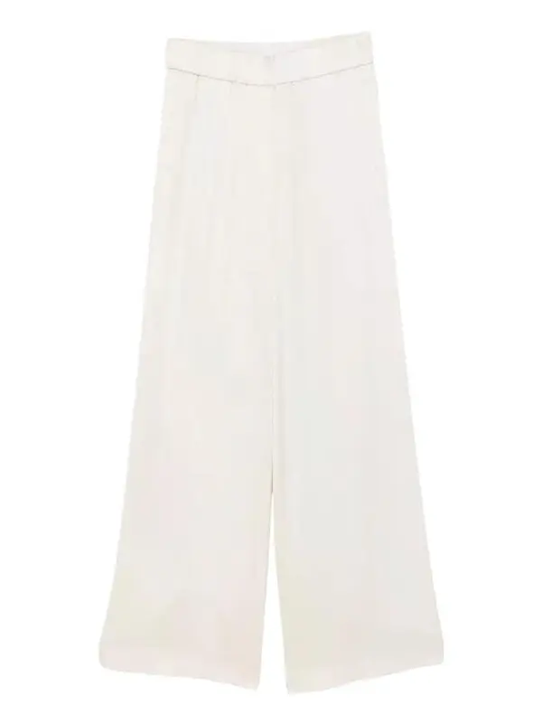 Peserico Elasticated Waistband Culottes Trousers - Neutrals