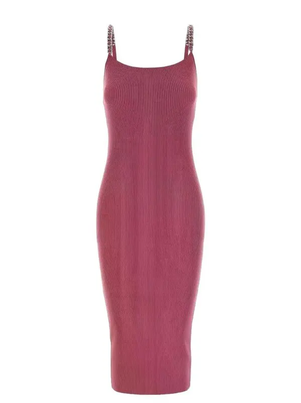 Michael Kors Chain-strap Midi Dress - Pink