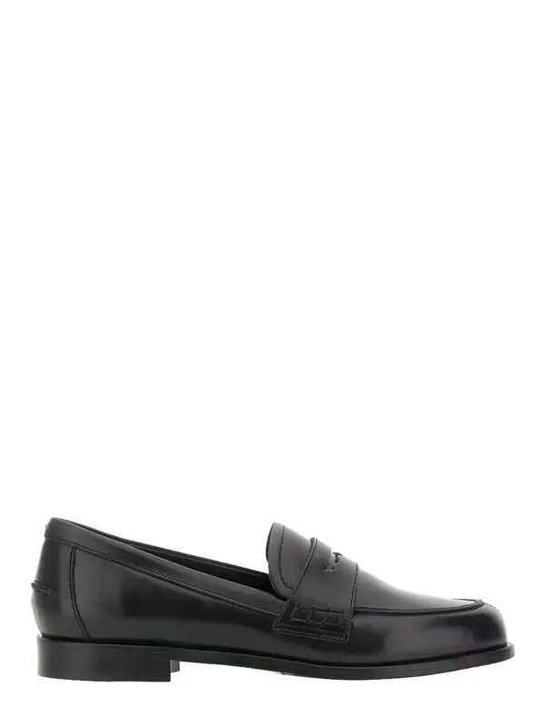 AeydĒ Oscar Leather Loafers - Black