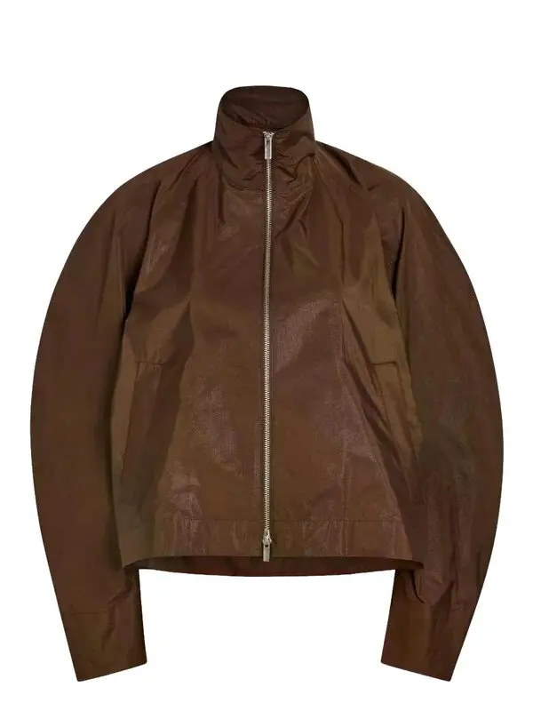 Issey Miyake Zip-fastening Jacket - Brown
