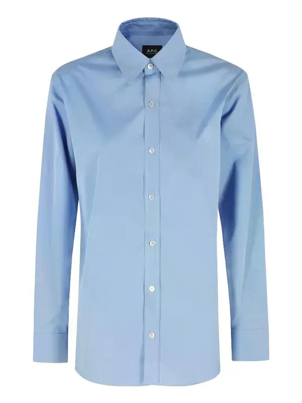 A.p.c. Buttoned Shirt - Blue