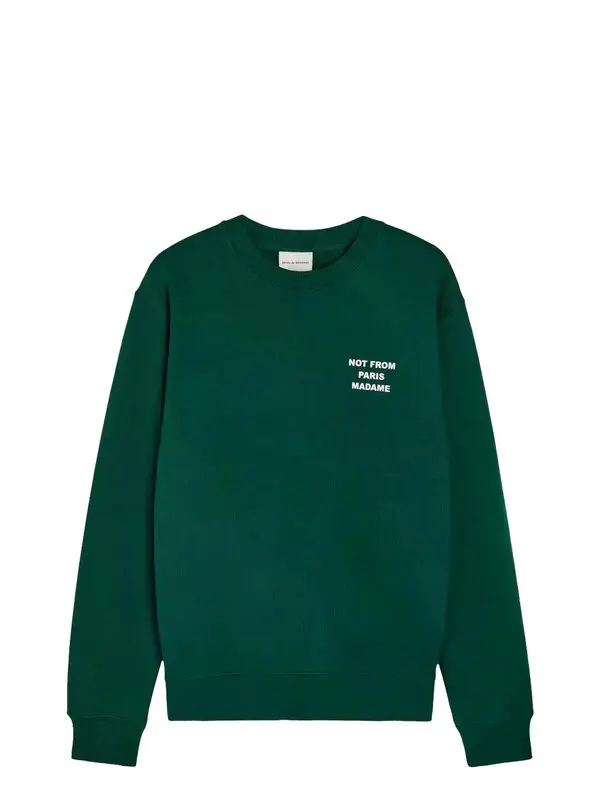 Drole De Monsieur Crew-neck Sweatshirt - Green