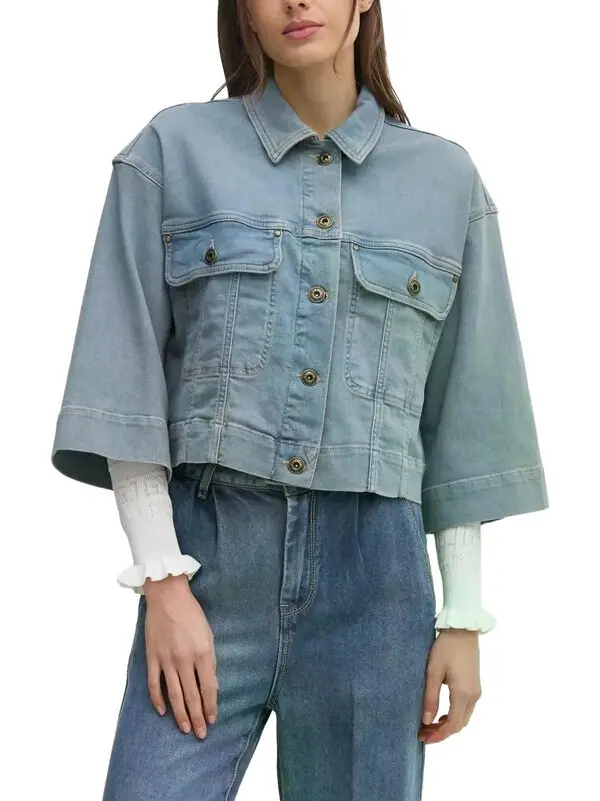 MOS MOSH Flap-pocket Jacket - Blue