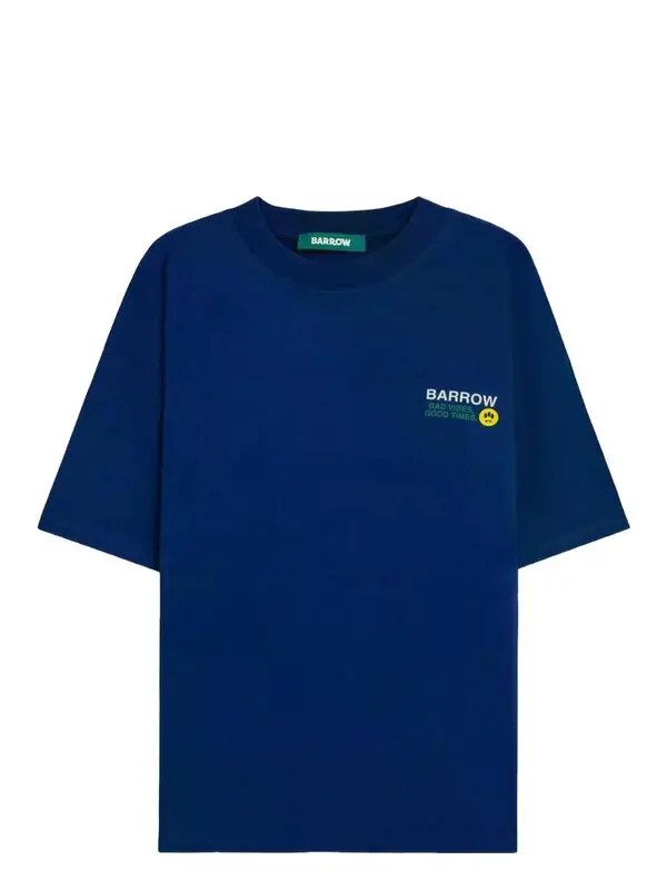 BARROW Printed T-shirt - Blue