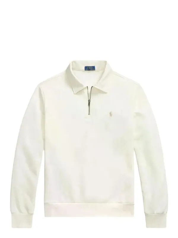 Polo Ralph Lauren Zip Polo Shirt - Neutrals