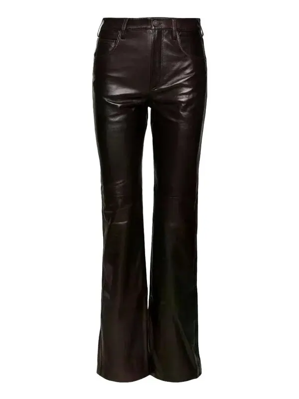 NILI LOTAN Flared Trousers - Brown