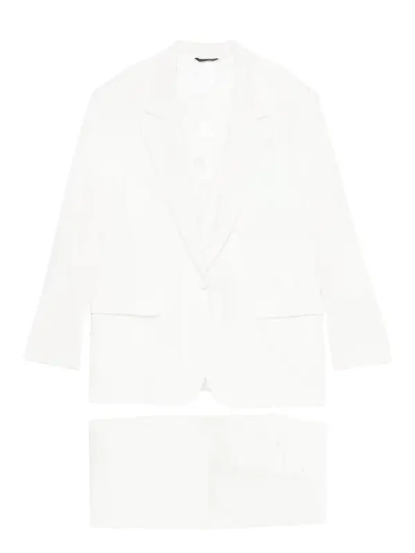 ERALDO Single-breasted Suit - White