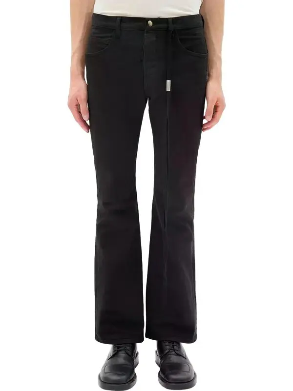 ANN DEMEULEMEESTER Jonas Bootcut Five-pocket Jeans - Black