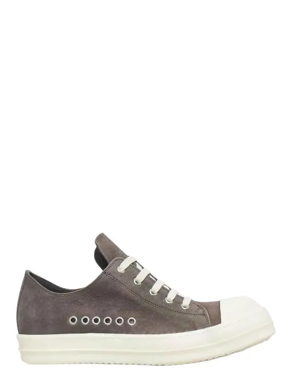 Rick Owens Eyelet-detail Sneakers - Grey