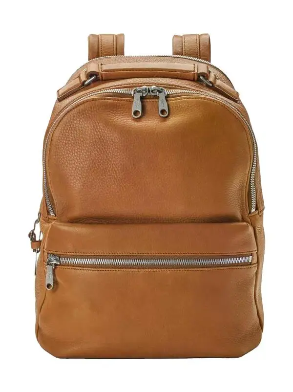 Shinola Runwell Zipped Backpack - Brown