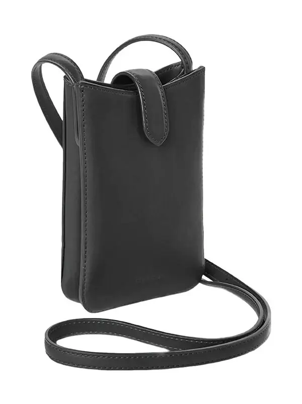 Shinola Leather Crossbody Bag - Black