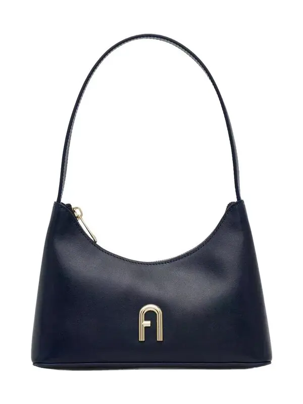 Furla Logo Zipped Tote Bag - Blue