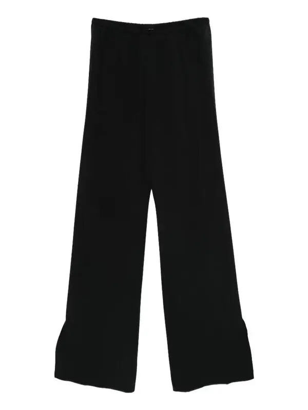 FORTE_FORTE Split-hem Trousers - Black