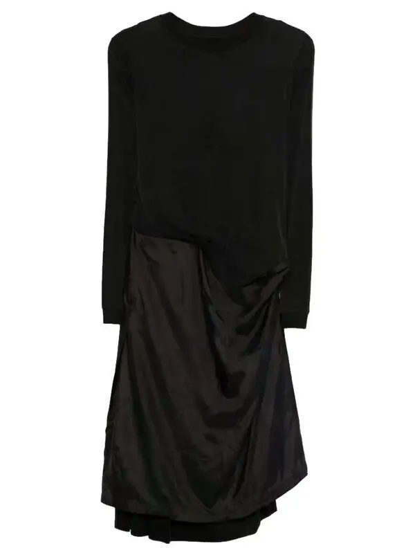 MAISON MARGIELA Draped Dress - Black