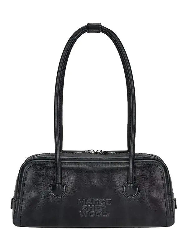 MARGESHERWOOD Leather Tote Bag - Black