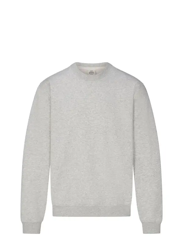 SKIMS Relaxed Fleece Crewneck Pullover - Light Heather Grey