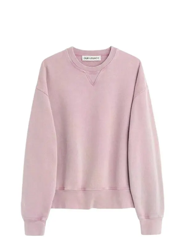 Our Legacy Base Cotton Sweatshirt - Pink