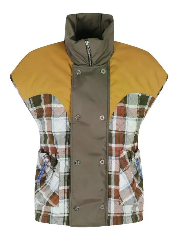 MARBELL Turtleneck Gilet - Green
