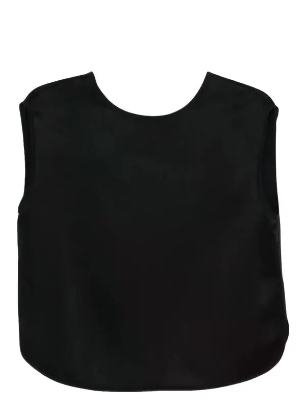 FORTE_FORTE Sleeveless Blouse - Black