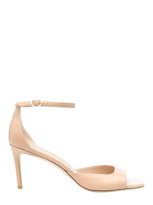 STUART WEITZMAN Nudistia Leather Sandals - Neutrals