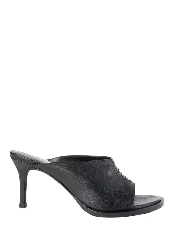 ANN DEMEULEMEESTER Leather Semi-glossy Pumps - Black