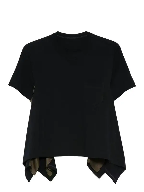 Sacai Panelled T-shirt - Blue