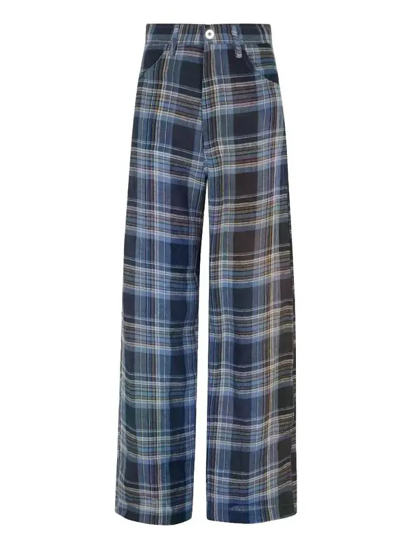 MARBELL Belt-loops Trousers - Blue