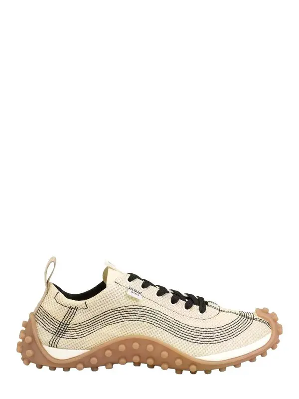 AMI Paris Mirage Sneakers With Contrasted Stitching - Neutrals