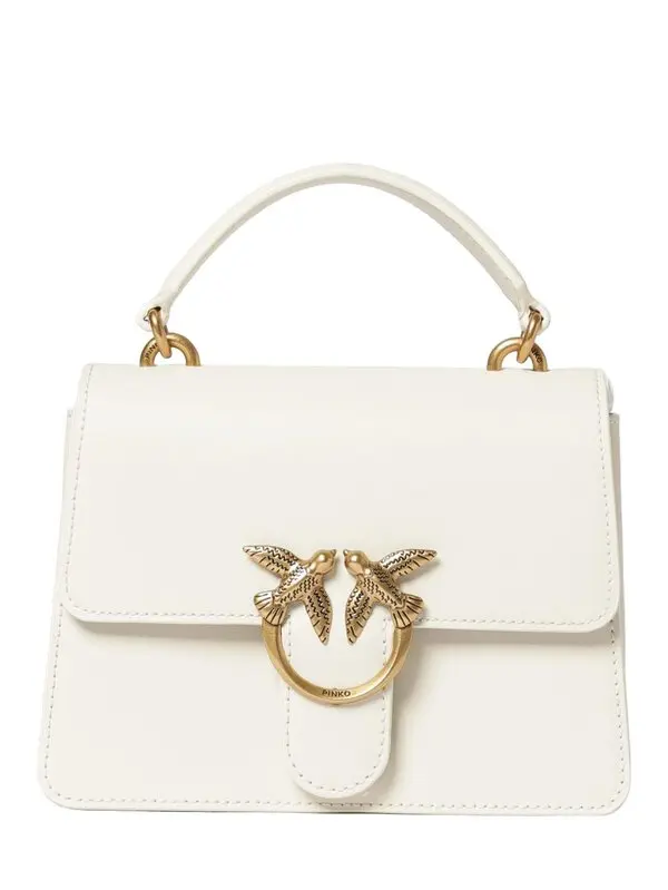Pinko Top Handle Handbag - White