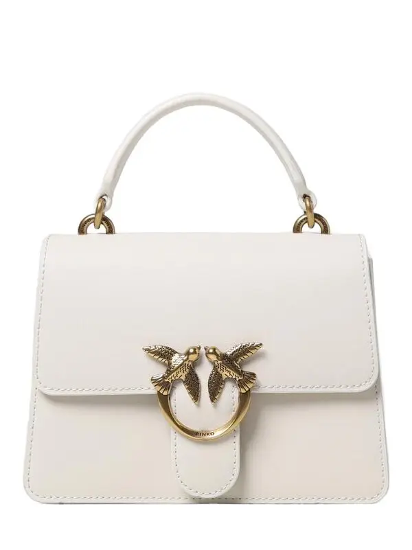 Pinko Top Handle Handbag - White