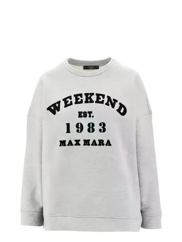 Max Mara Gommoso Cotton Sweatshirt - Grey