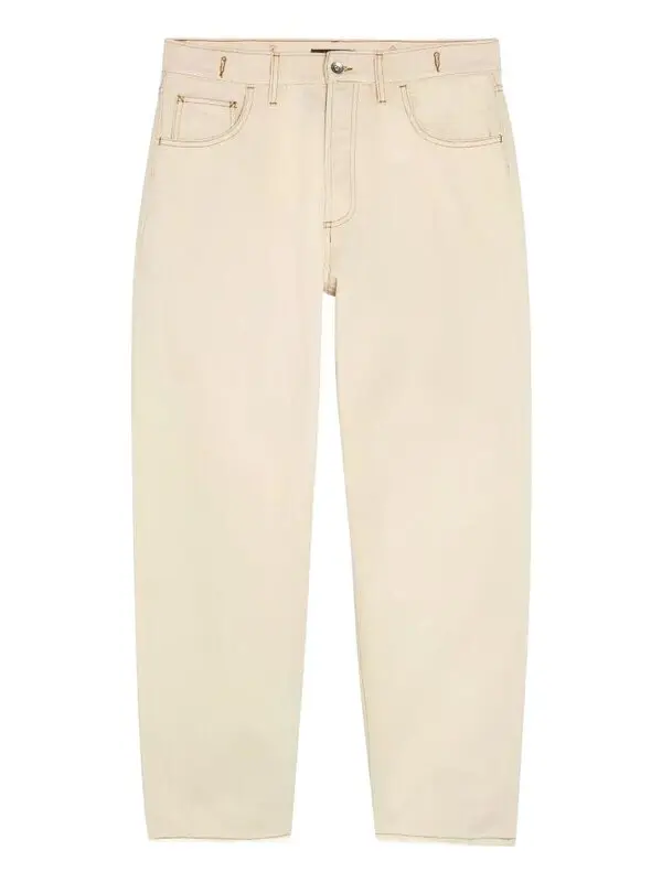 You Must Create Ecru Denim Pant - Neutrals