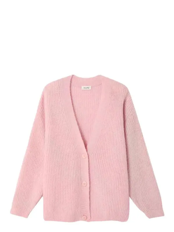 American Vintage Long-sleeve Cardigan - Pink